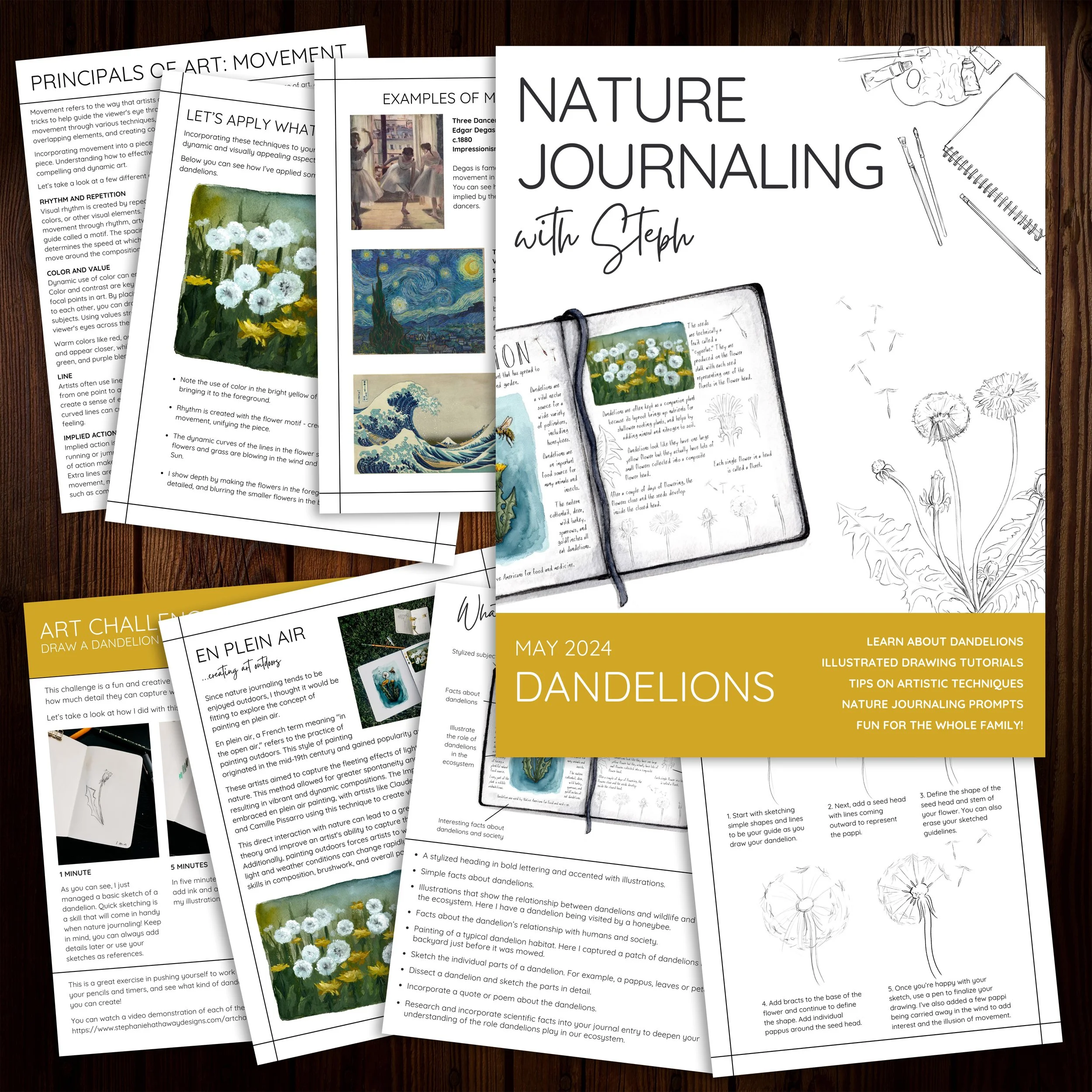 Nature Journaling with Steph — Stephanie Hathaway Designs