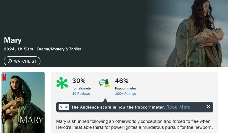 Mary: the Netflix Action Movie... — Catholic Arena