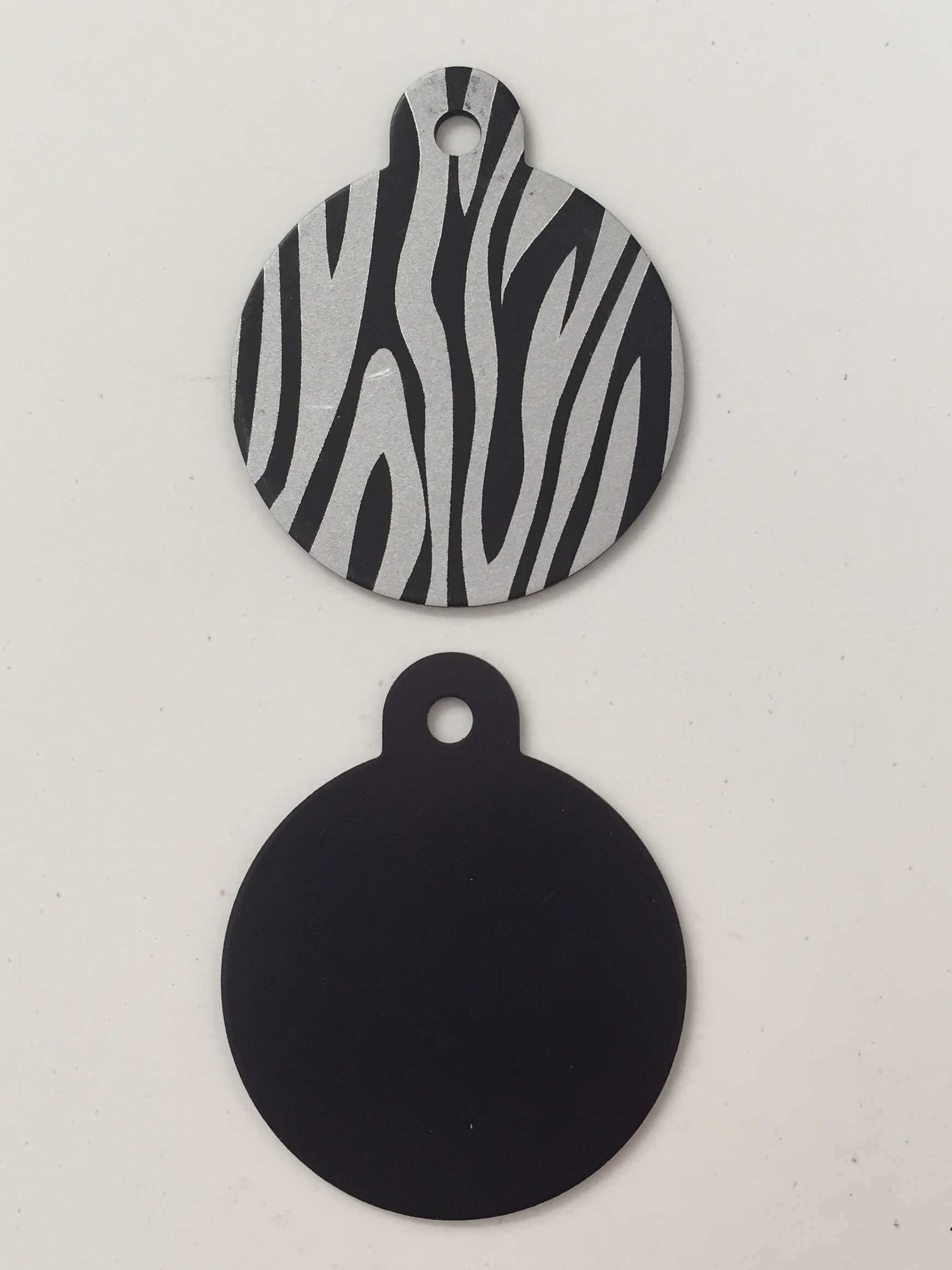 Large Black Zebra Stripe Circle — Mary Ann Dituro