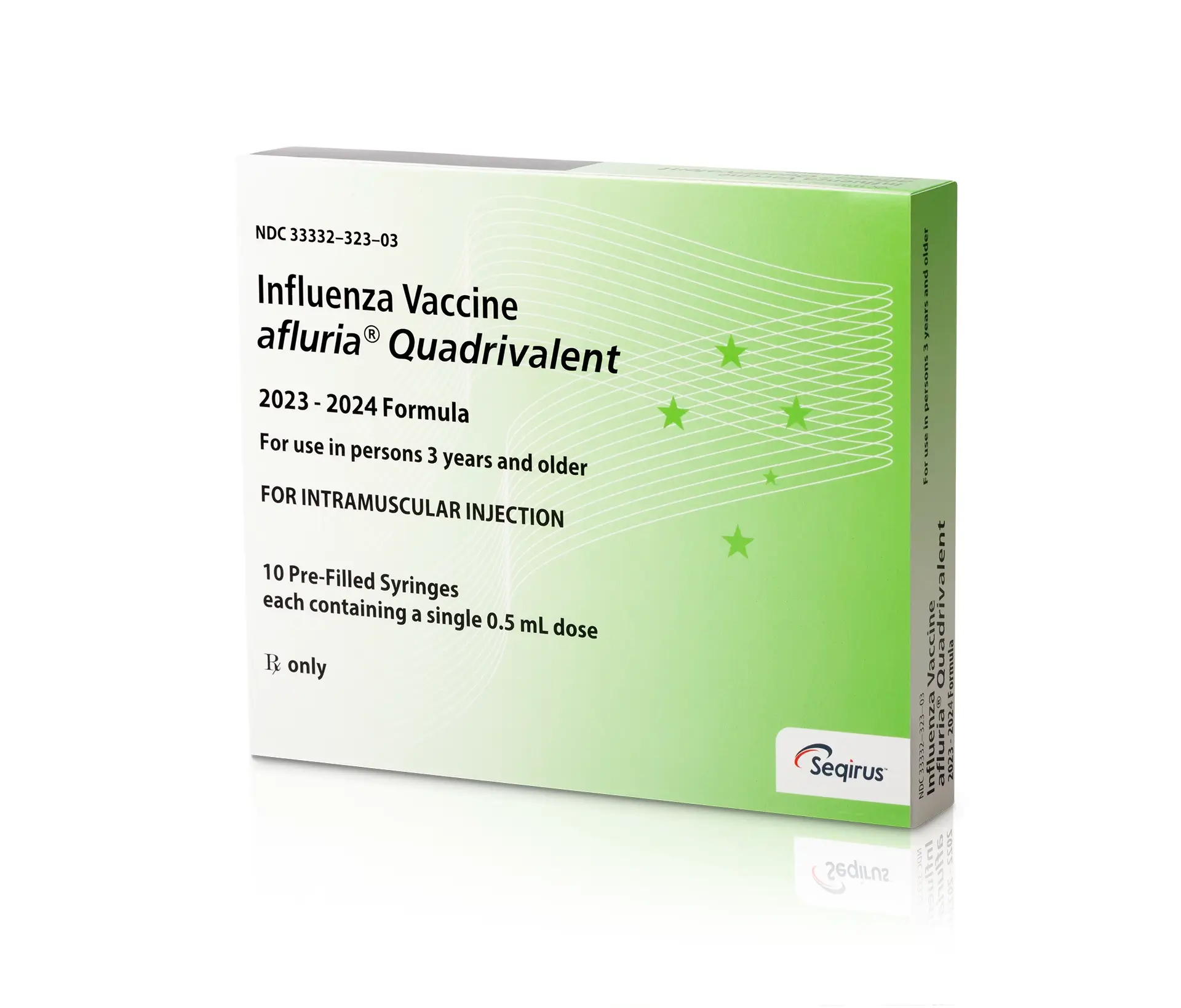 AFLURIA QUADRIVALENT PFS (10 Syringes) 2023-2024 — Flu Vaccine.Org
