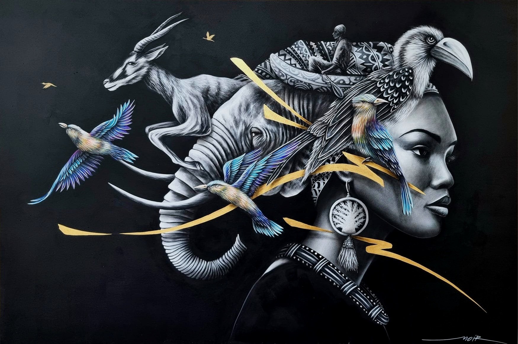 NOIR artist Paintings
