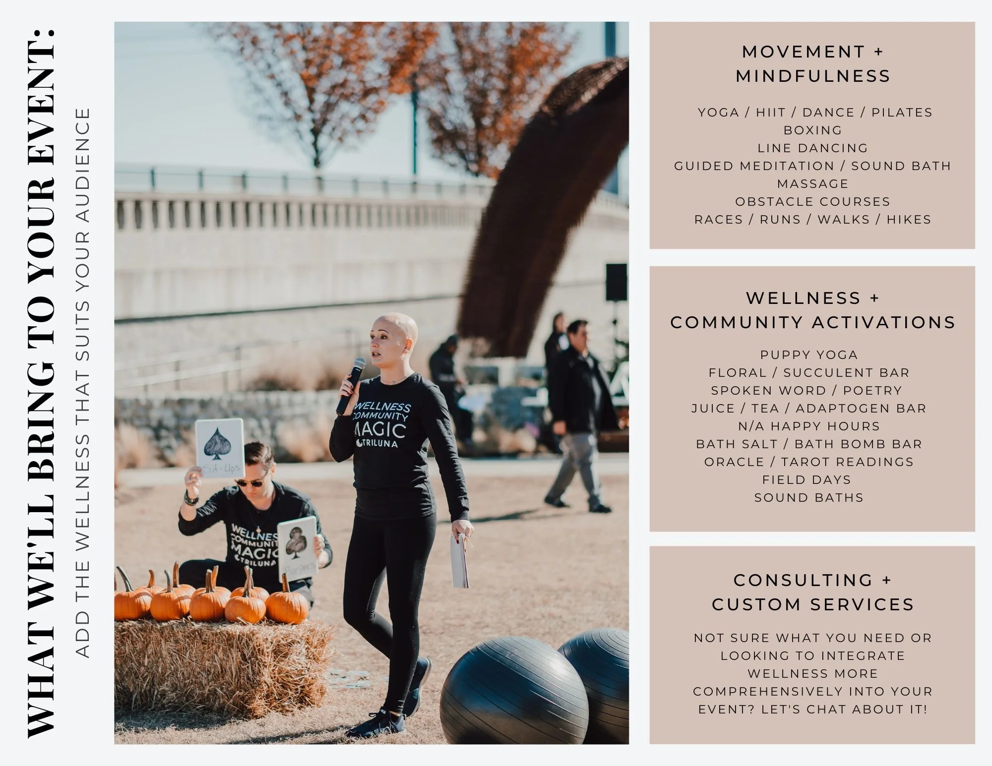 TRILUNA Wellness For Events | Corporate Event Enhancement via Wellness ...