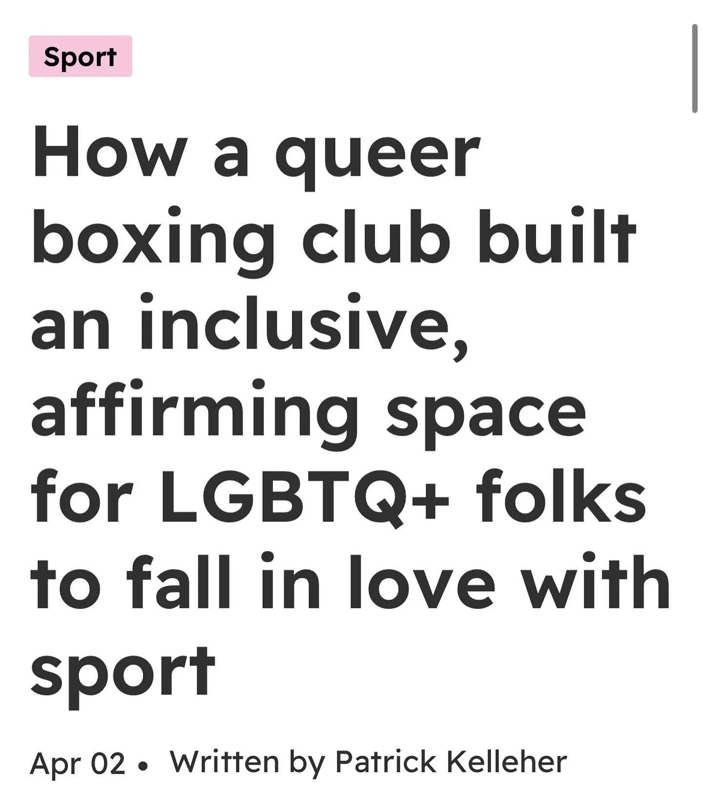 Knockout LGBTQ + Boxing London