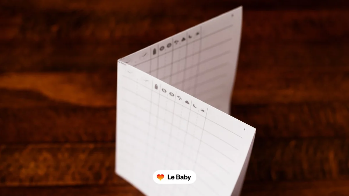 Free baby log sheet template printable pdf ♥ Le Baby