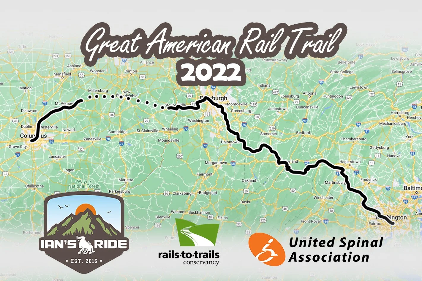 Great American Rail Trail — Ian's Ride