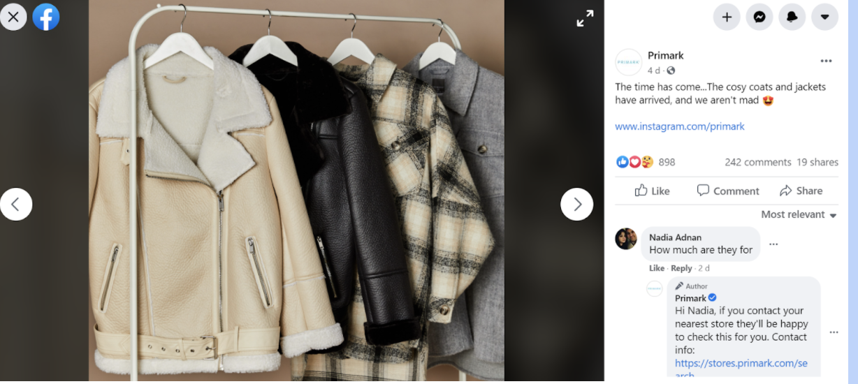 No-Sell Social: How Primark Maximised Its Online Presence During ...