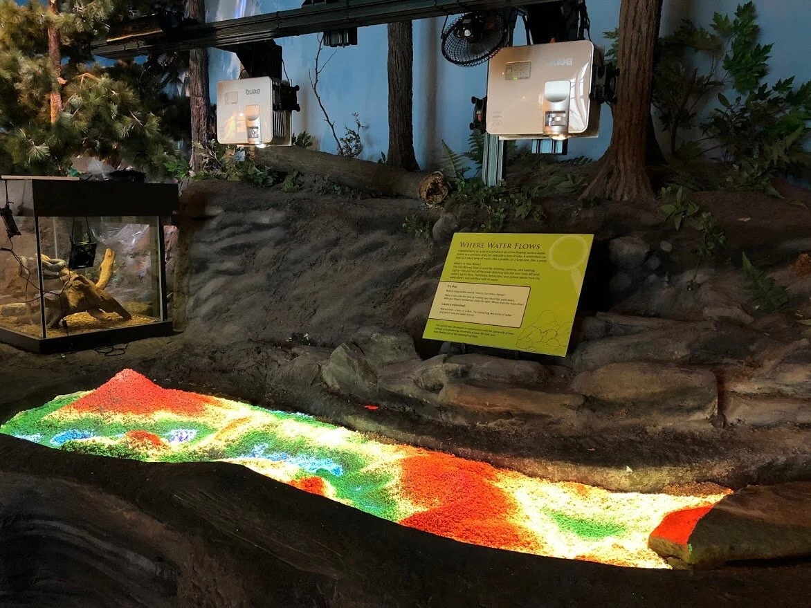 Outreach: Large-Scale Augmented Reality Sandbox at the Science Center ...