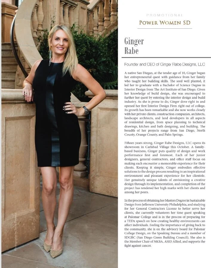 Projects - Ginger Rabe Design