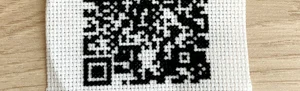 Make Your Own QR Code WIFI Shortcut in Cross Stitch! — Purple Rose ...