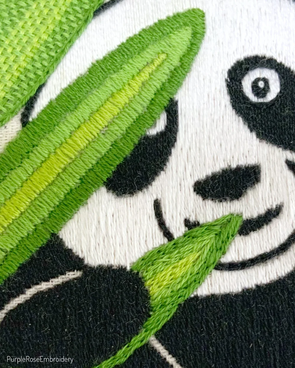 Bamboo Panda Embroidery
