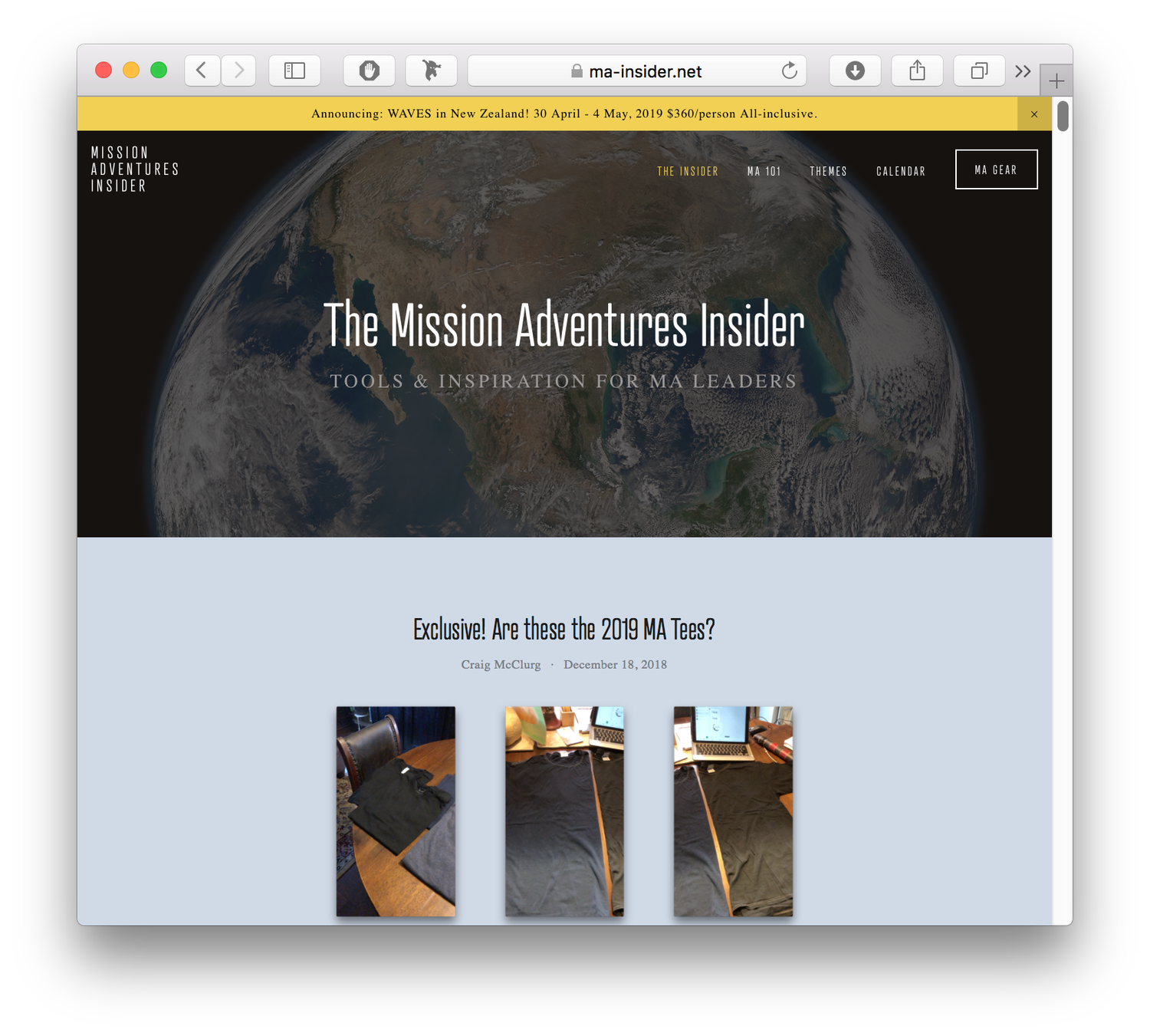 Mission Adventures