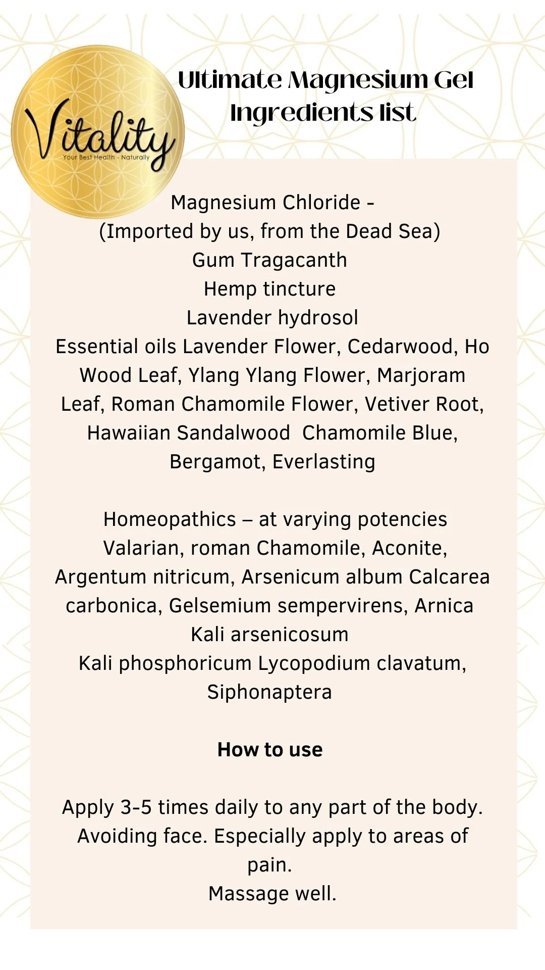 The Ultimate Magnesium Gel — Karen Creighton - Vitality