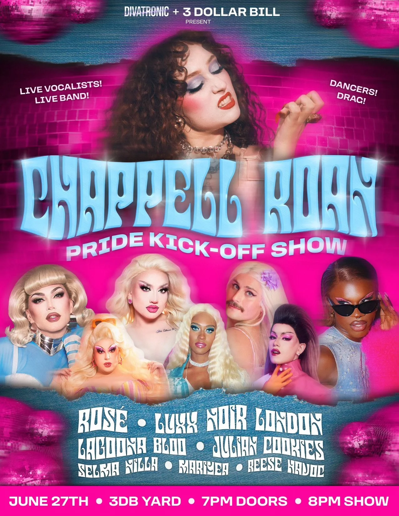 CHAPPELL ROAN PRIDE KICK-OFF SHOW — 3 Dollar bill