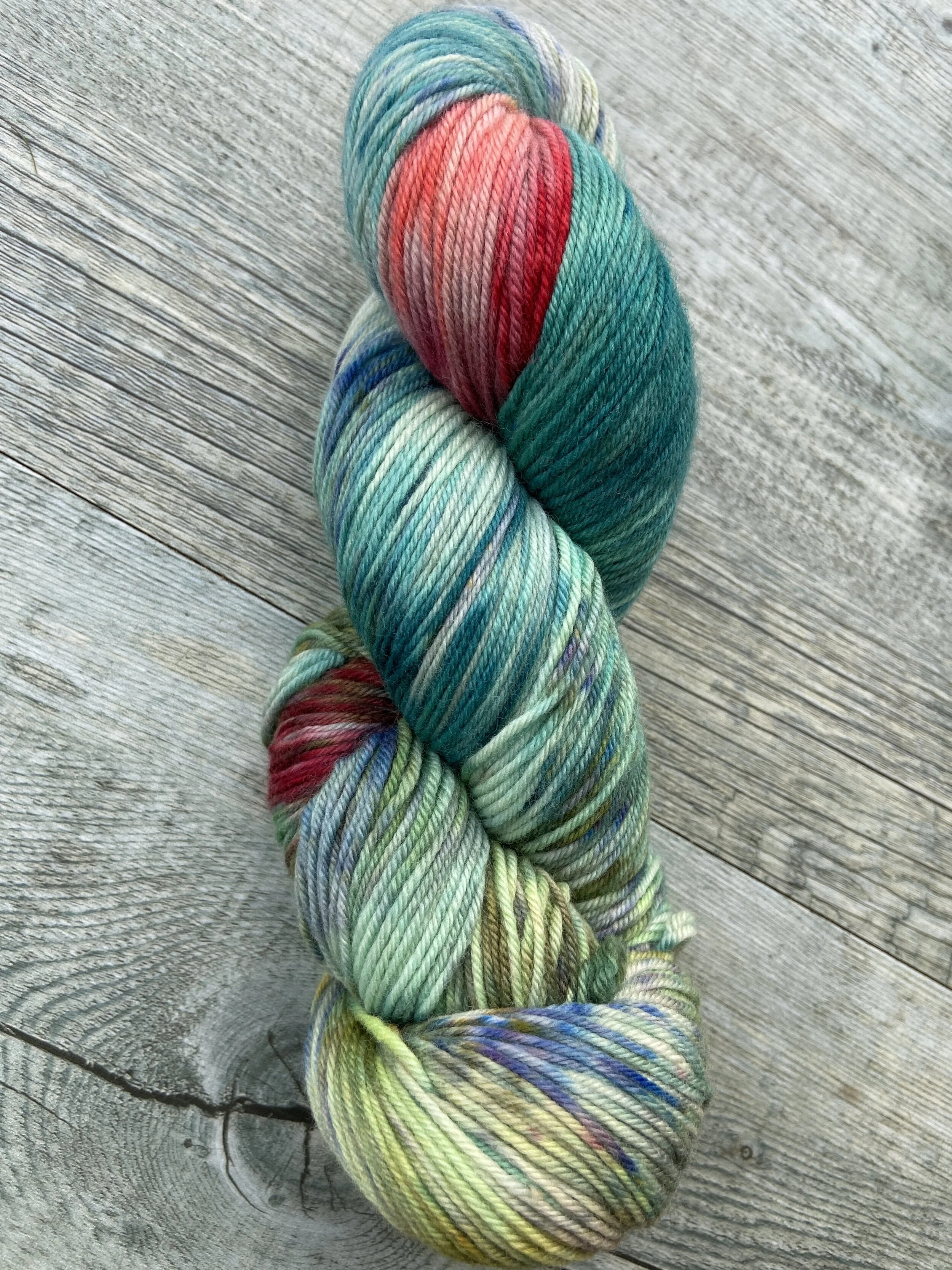 Emerald speckled fingering weight yarn for knitting superfine soft ...