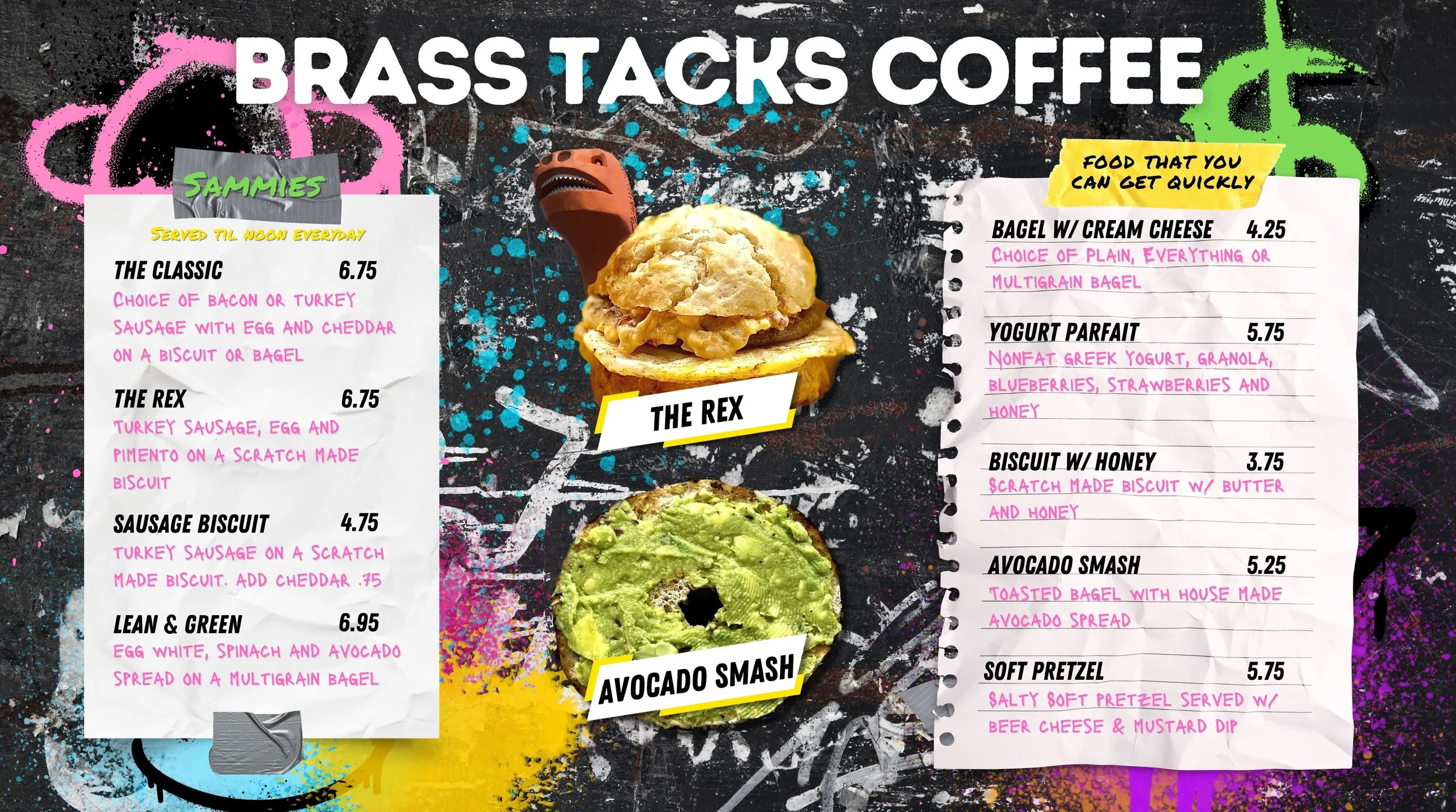 Cafe Menu — Brass Tacks Coffee Co.