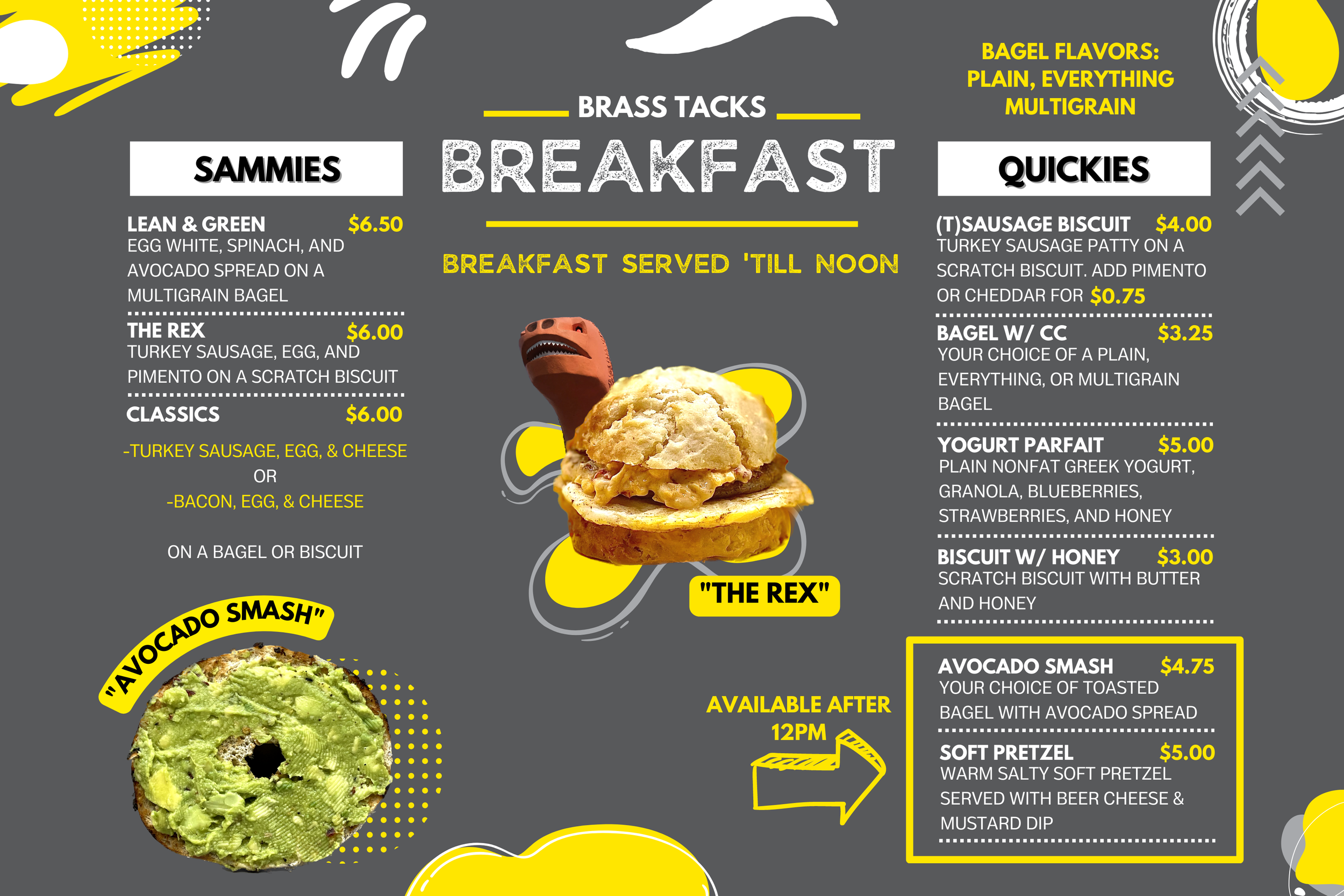 BT Menu — Brass Tacks Coffee Co.