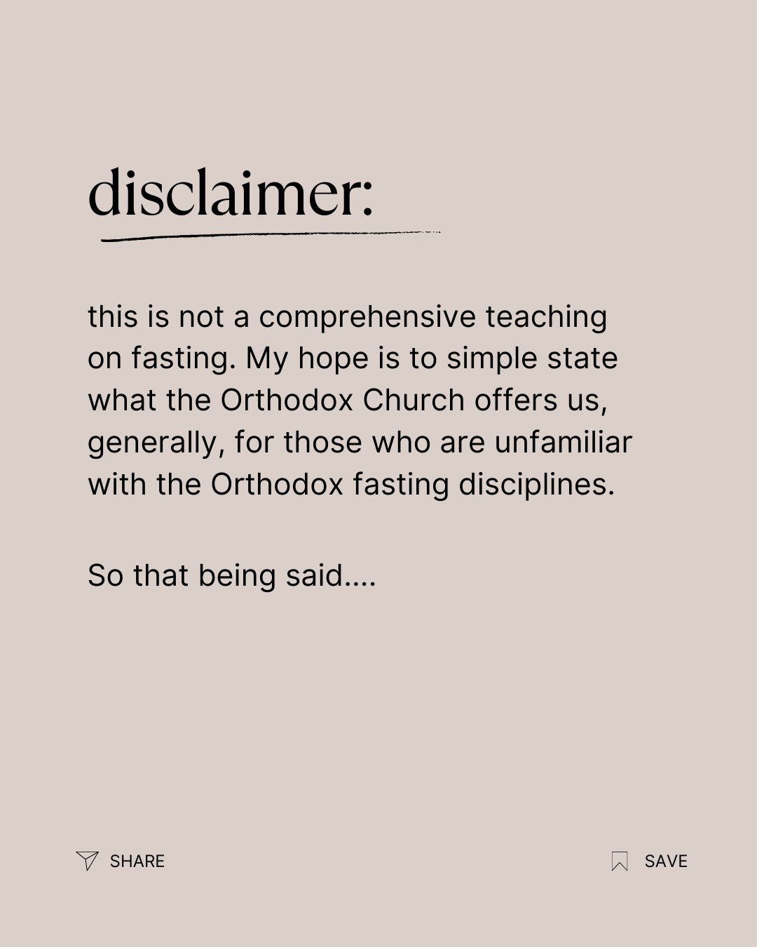 Orthodox Fasting Guidelines for Lent — Ascetic life of motherhood