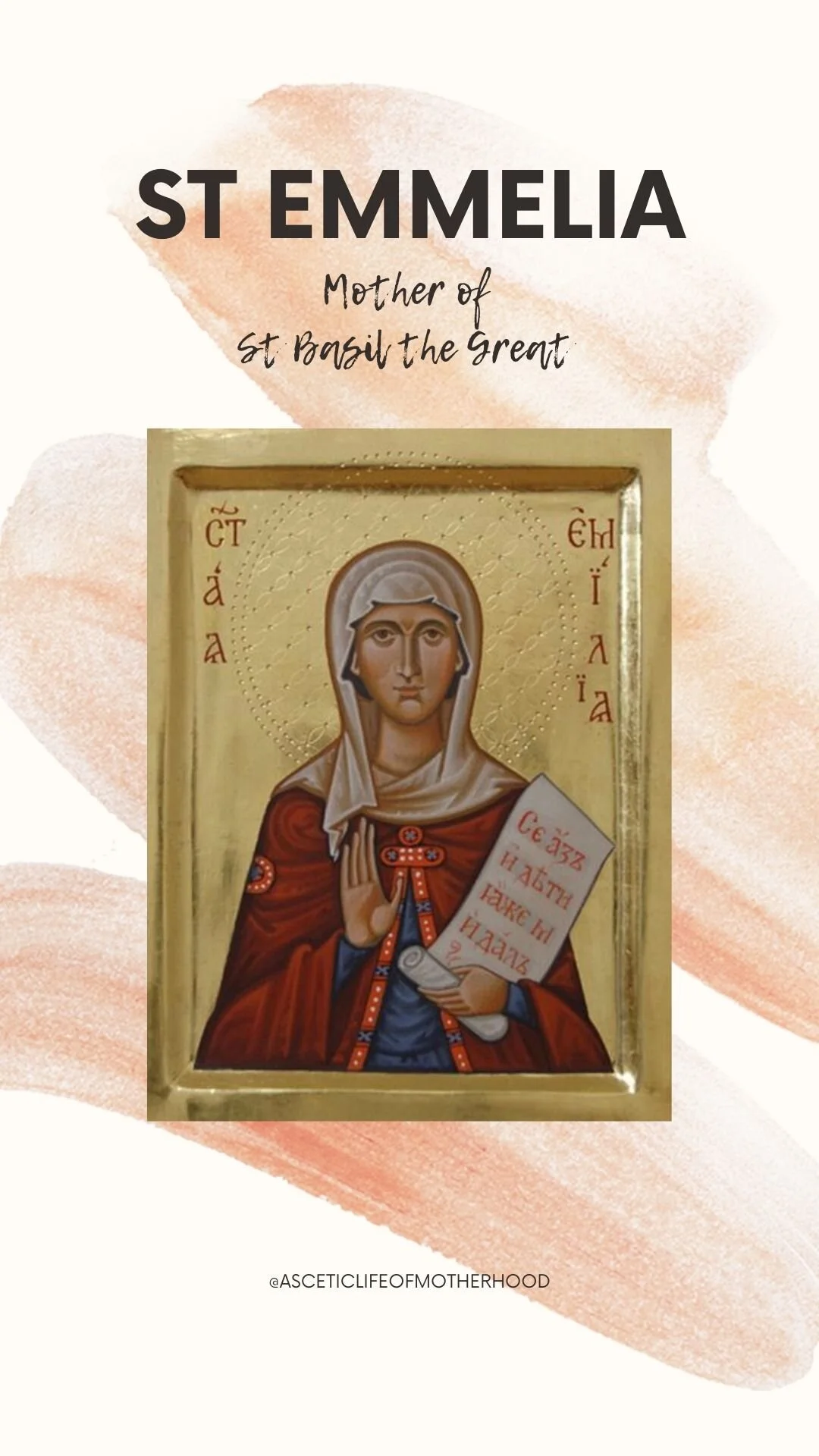 The Holy Mothers of the Three Hierarchs: St Nonna, St Emmelia and St ...