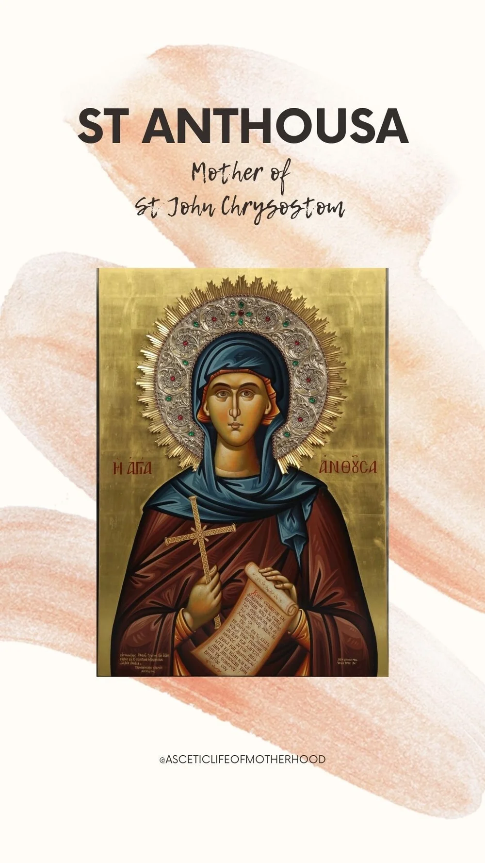 The Holy Mothers of the Three Hierarchs: St Nonna, St Emmelia and St ...