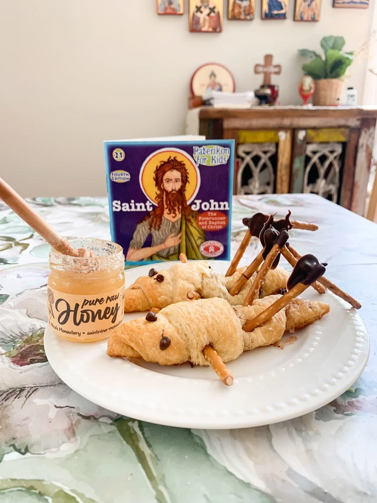 St John the Baptist Feast Day Food - Locust and Honey Crescent Rolls ...