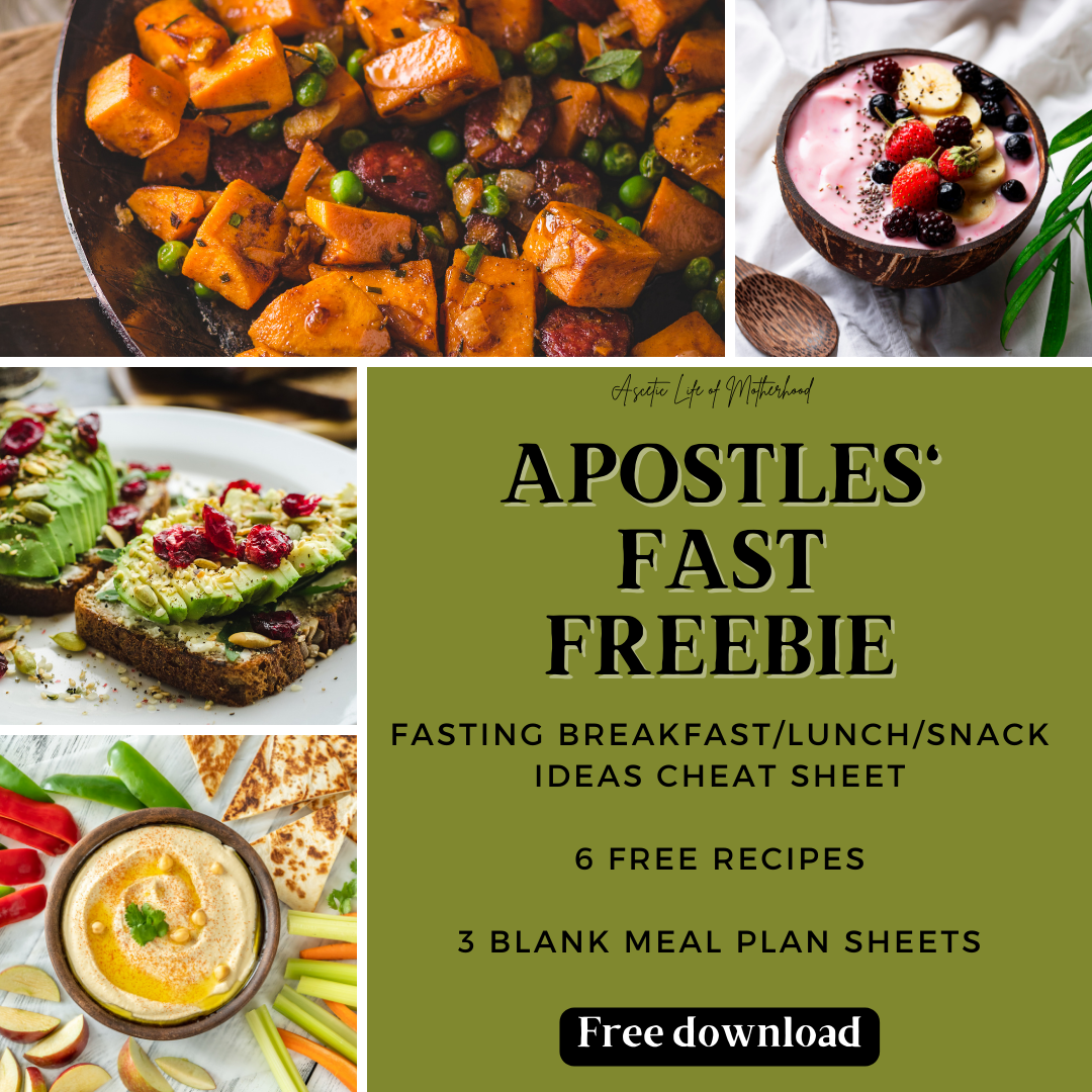 Apostles' Fast Resources for Orthodox Christians — Ascetic life of ...