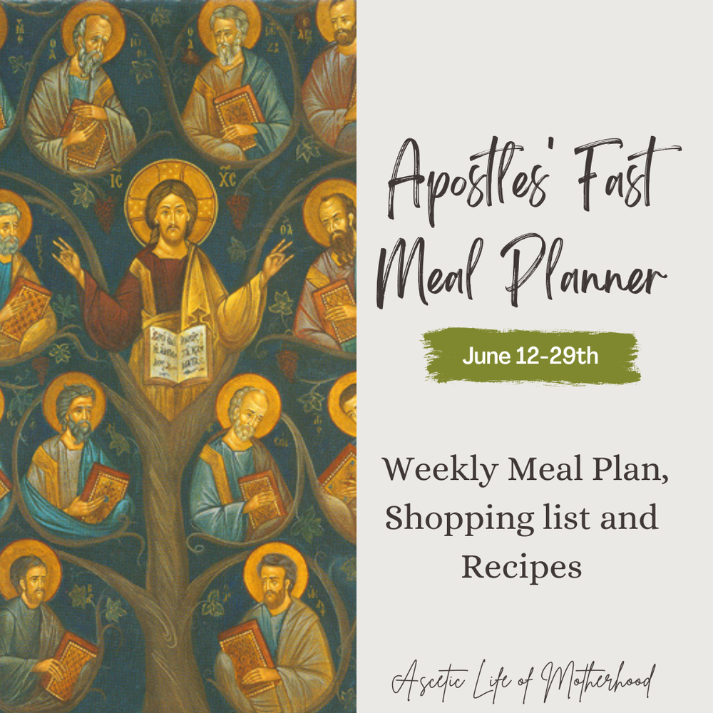 Apostles' Fast Resources for Orthodox Christians — Ascetic life of ...