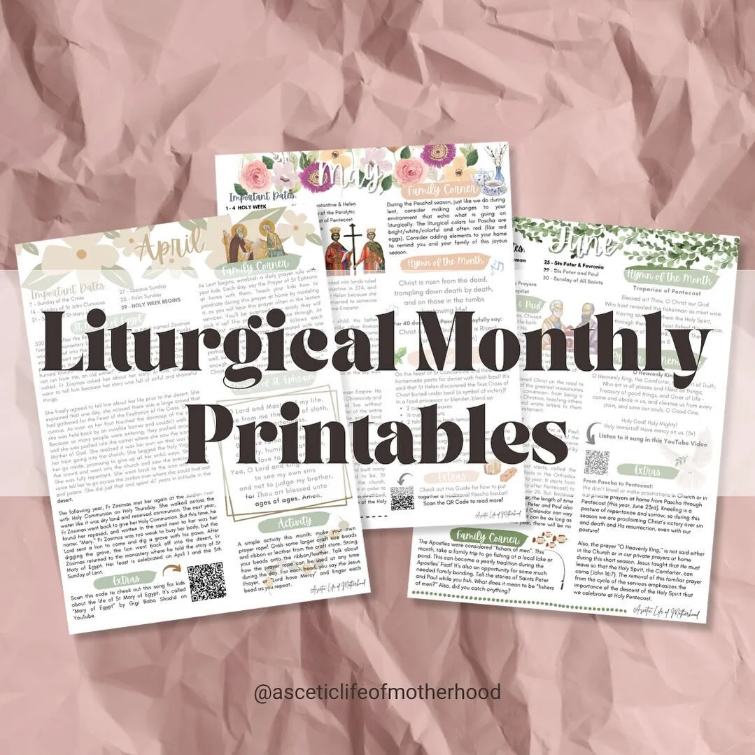 Sunday of the Blind Man for Kids — Ascetic life of motherhood