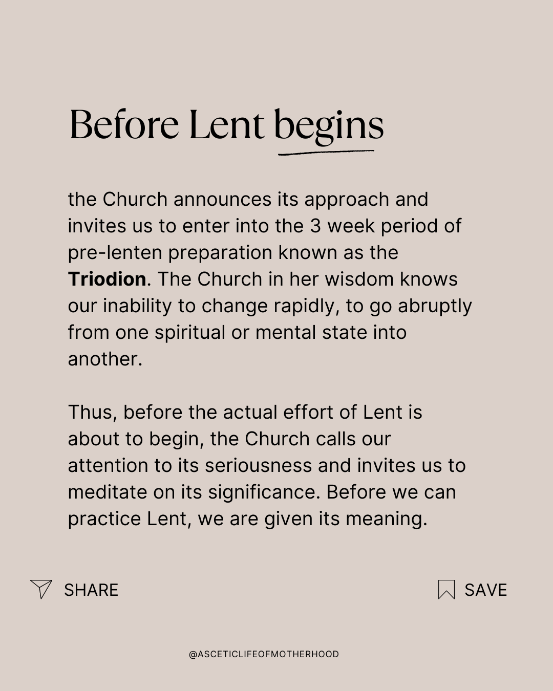 Orthodox Fasting Guidelines for Lent — Ascetic life of motherhood