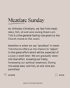 Orthodox Fasting Guidelines for Lent — Ascetic life of motherhood