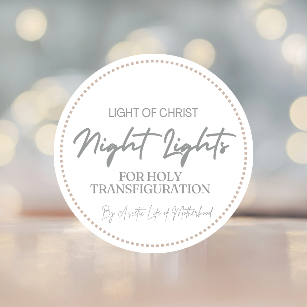 DIY Light of Christ Night Lights — Ascetic life of motherhood
