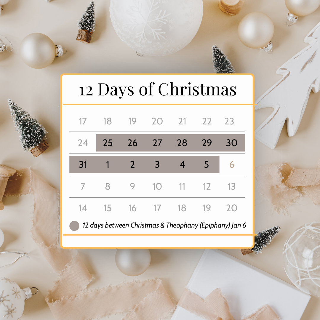 12 Days of Christmas Family Challenge — Ascetic life of motherhood