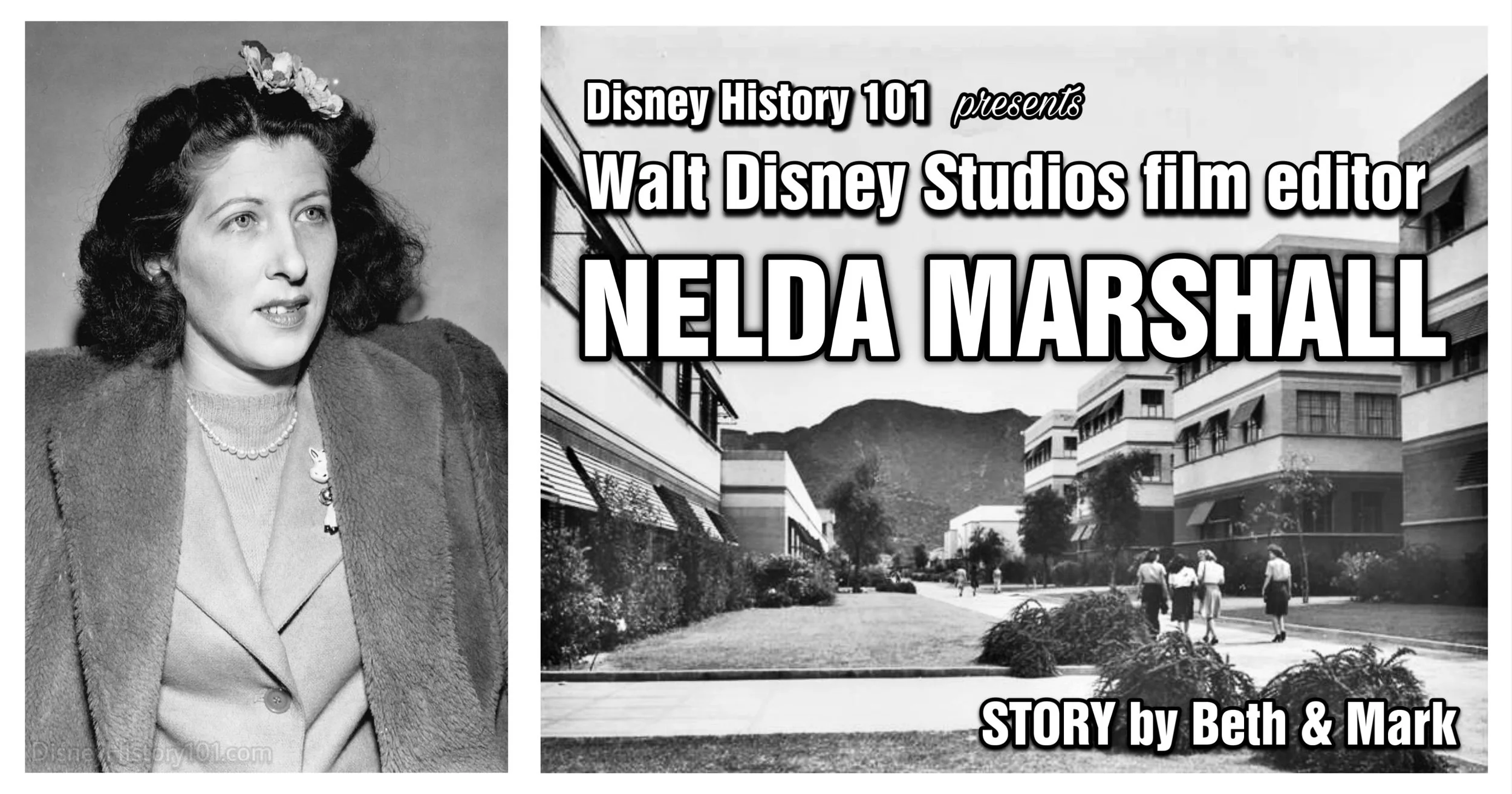 NELDA MARSHALL of WALT DISNEY STUDIOS — Disney History 101