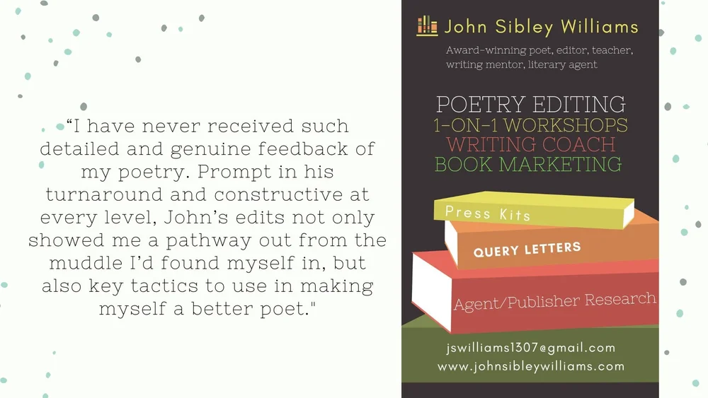 Poetry Editing & Critique — John Sibley Williams