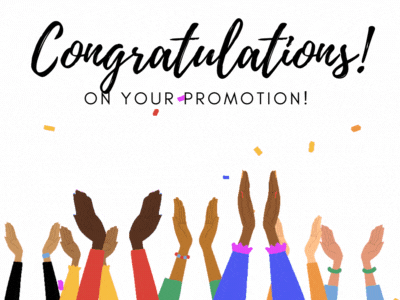Congratulations Promotion Animated