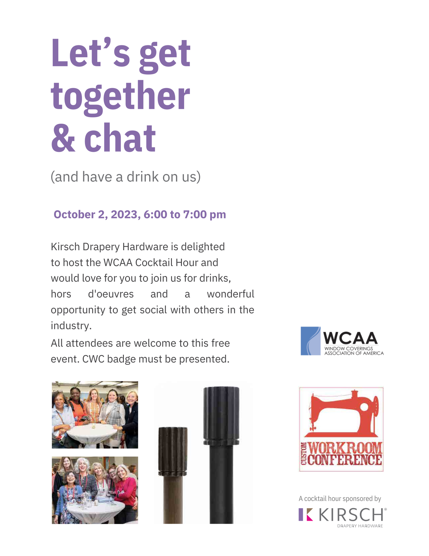 Upcoming Events — WCAA