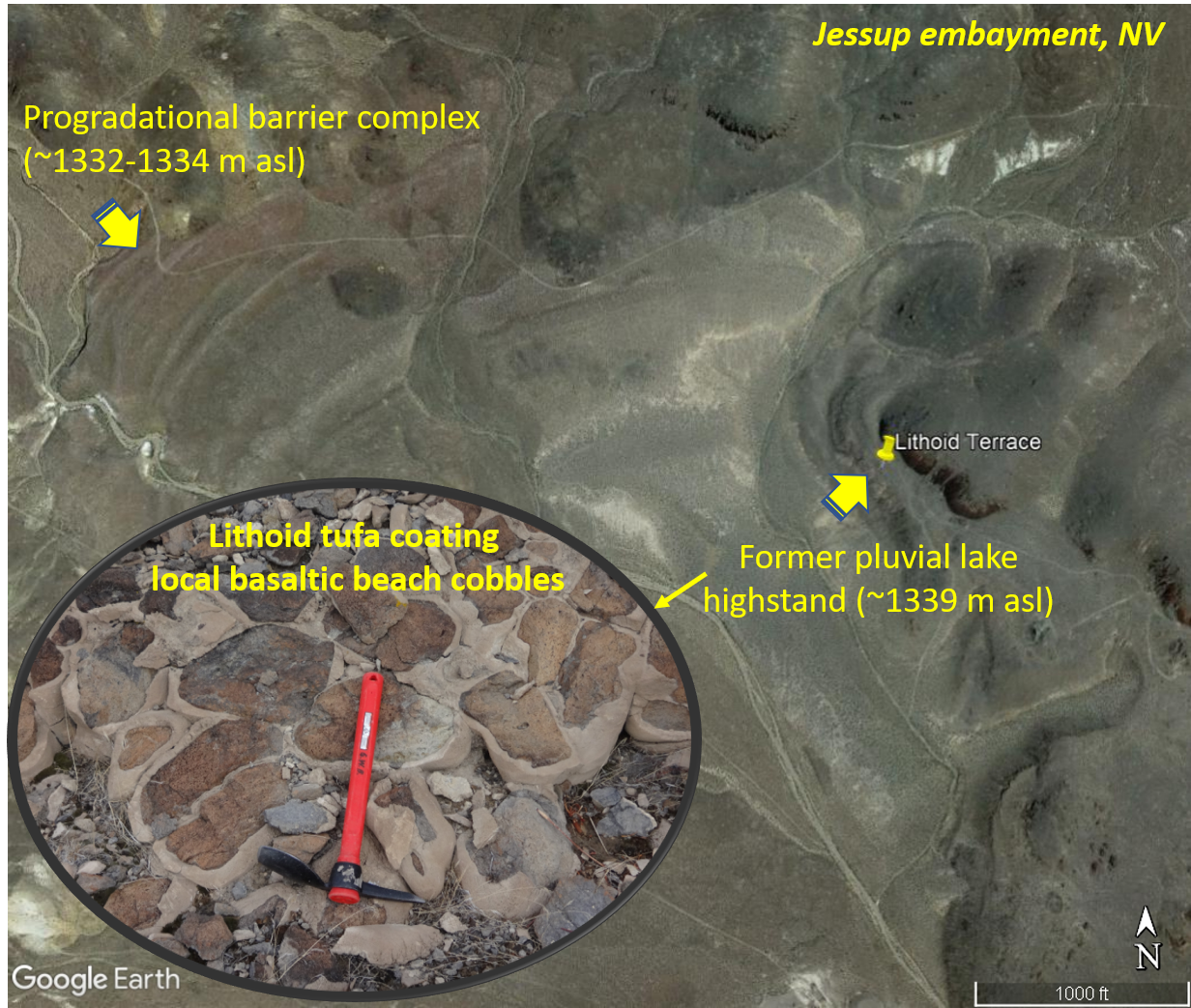 Luminescence dating ancient pluvial lake shorelines in the Lake ...