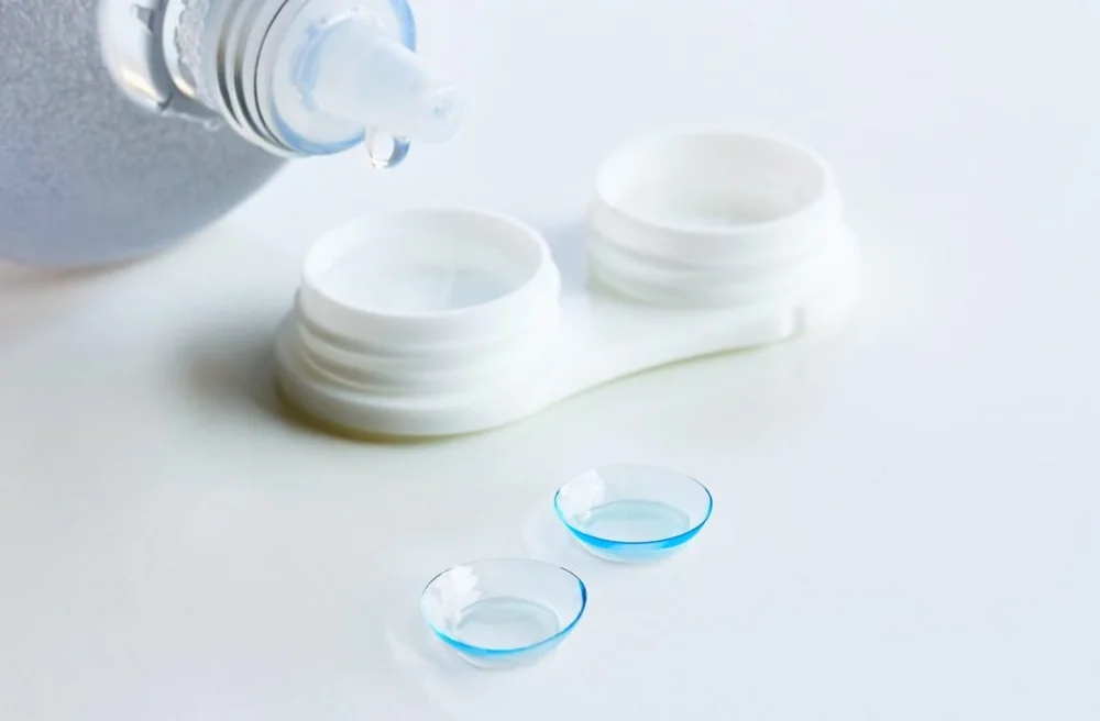 How should I store my contact lenses overnight? — Focus Vision Care