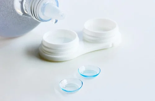 How should I store my contact lenses overnight? — Focus Vision Care