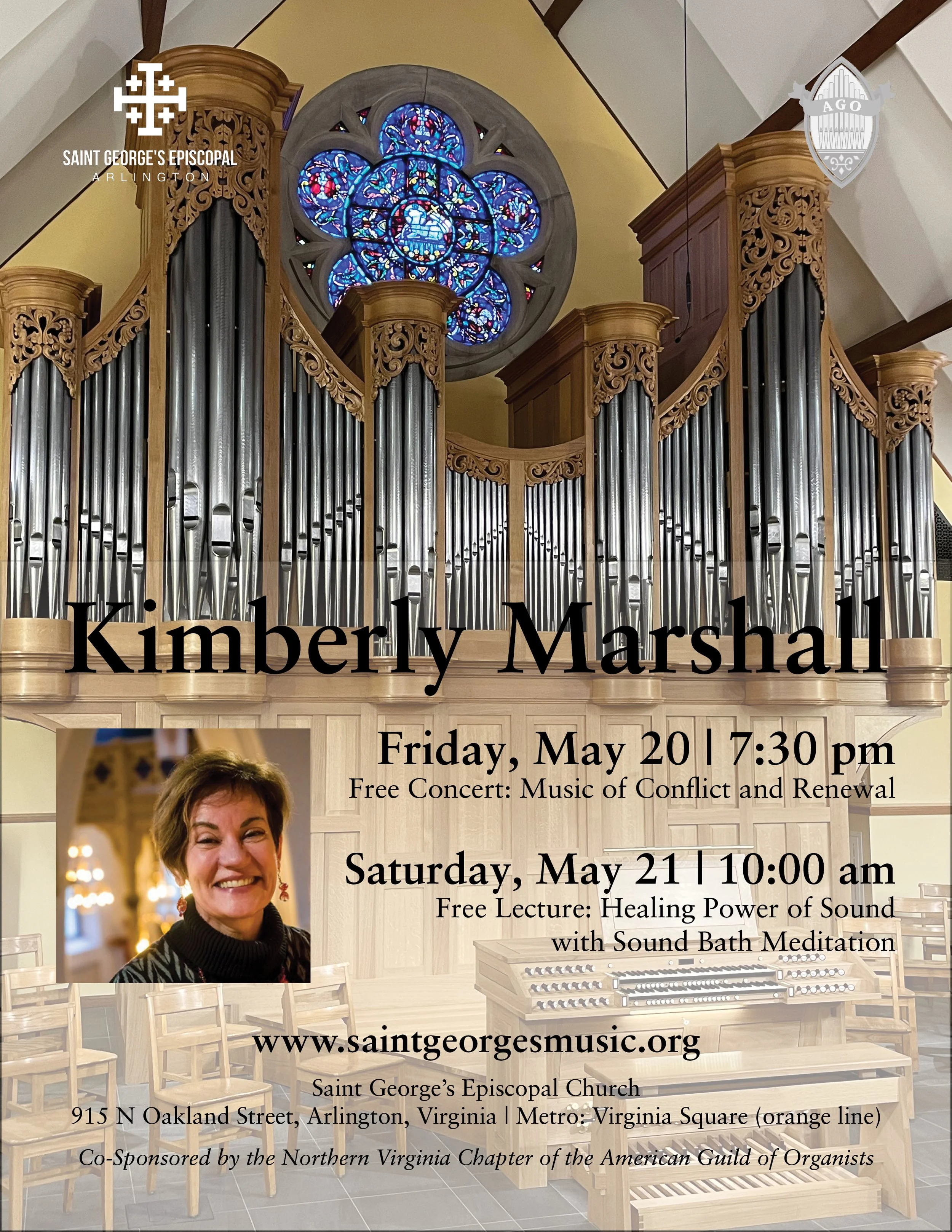 Concert: Kimberly Marshall, organ — Music at Saint George's
