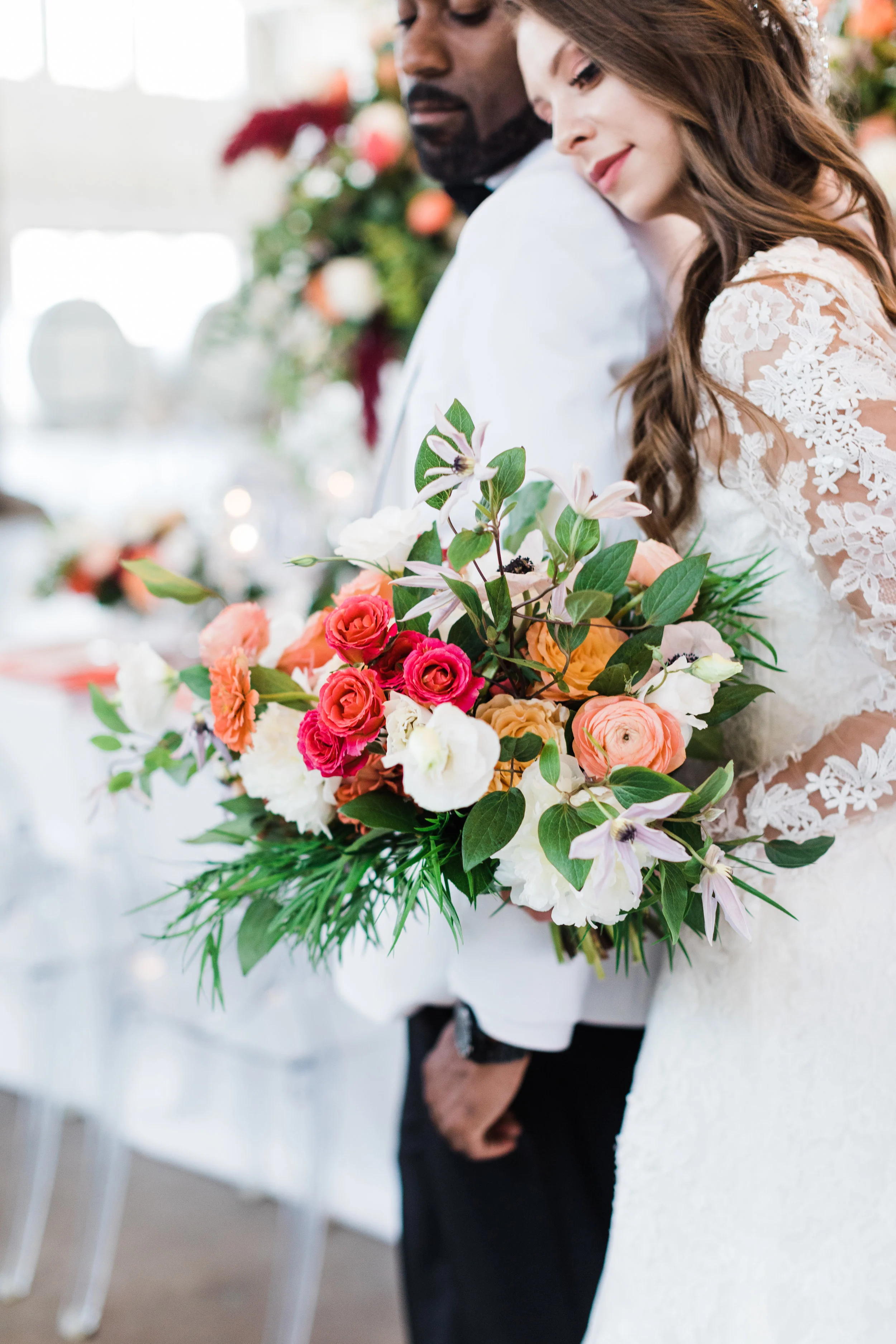 Rich Summer Colors at The Abbott — Good Earth Floral Design Studio