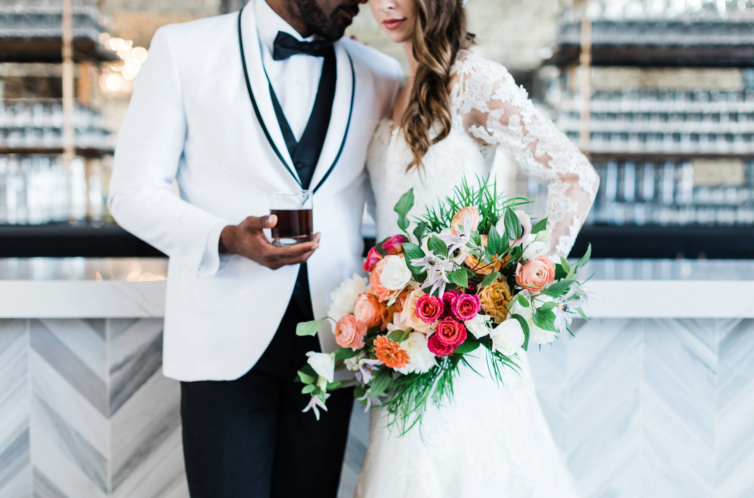 Rich Summer Colors at The Abbott — Good Earth Floral Design Studio