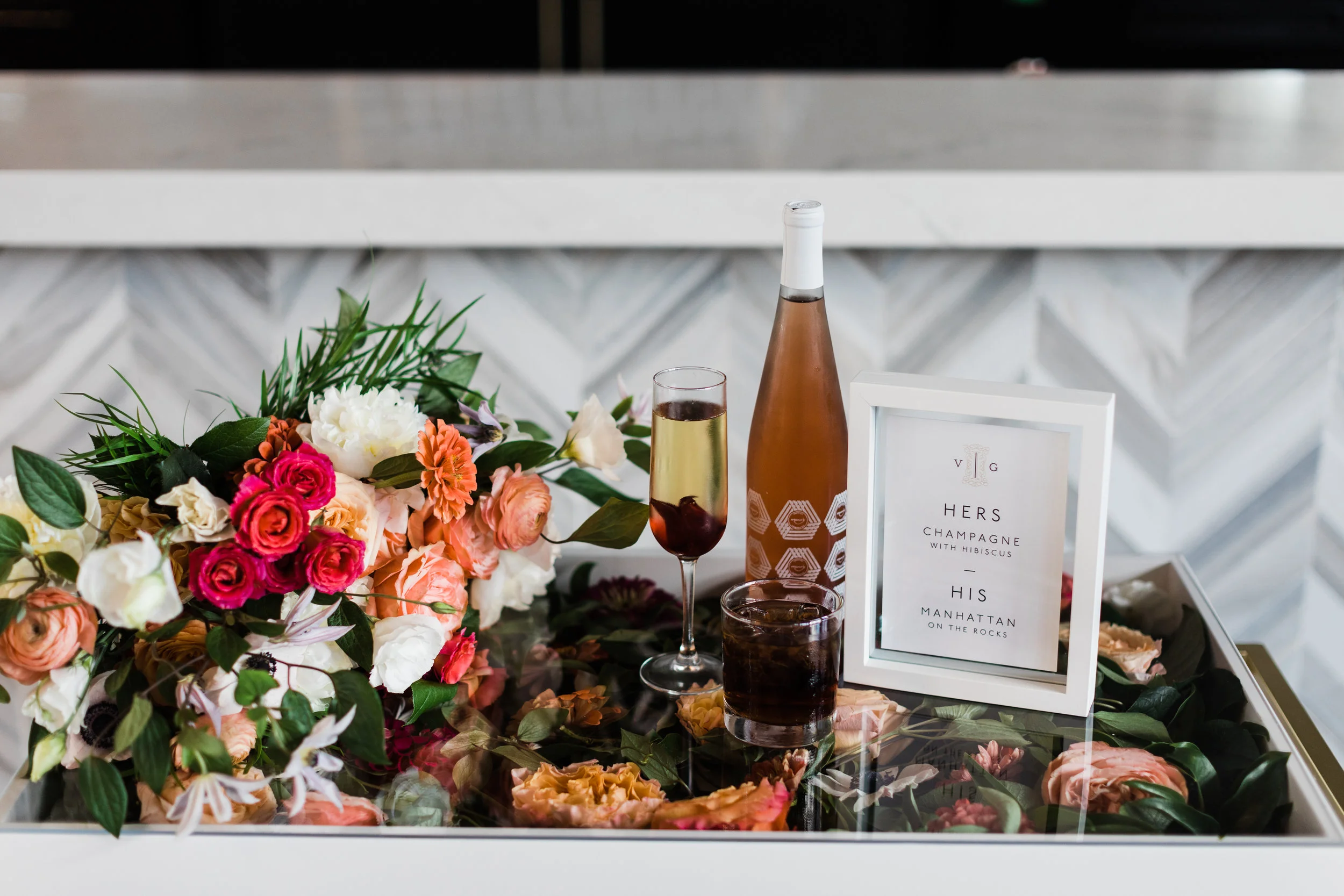 Rich Summer Colors at The Abbott — Good Earth Floral Design Studio