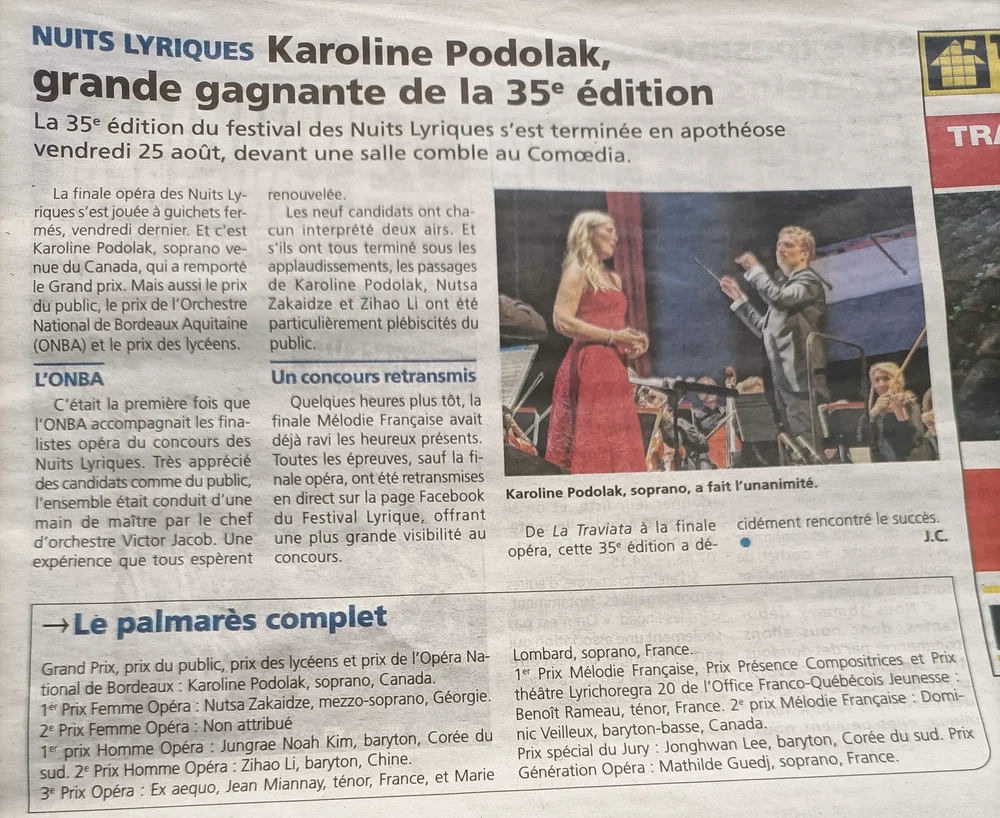MEDIA — KAROLINE PODOLAK