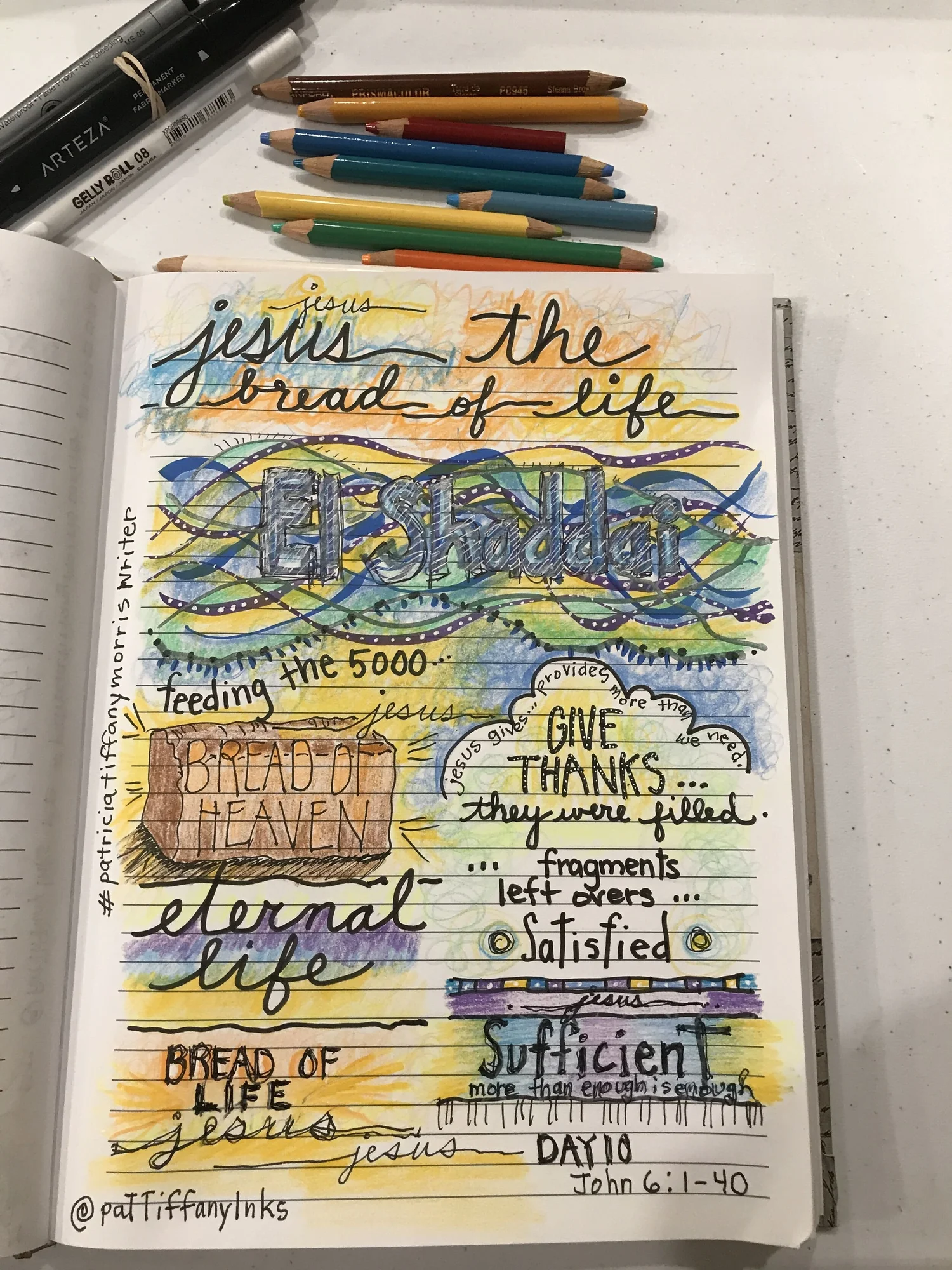 DAY 10 The Gospel of John Art Journaling. READ THE BOOK OF JOHN to ...