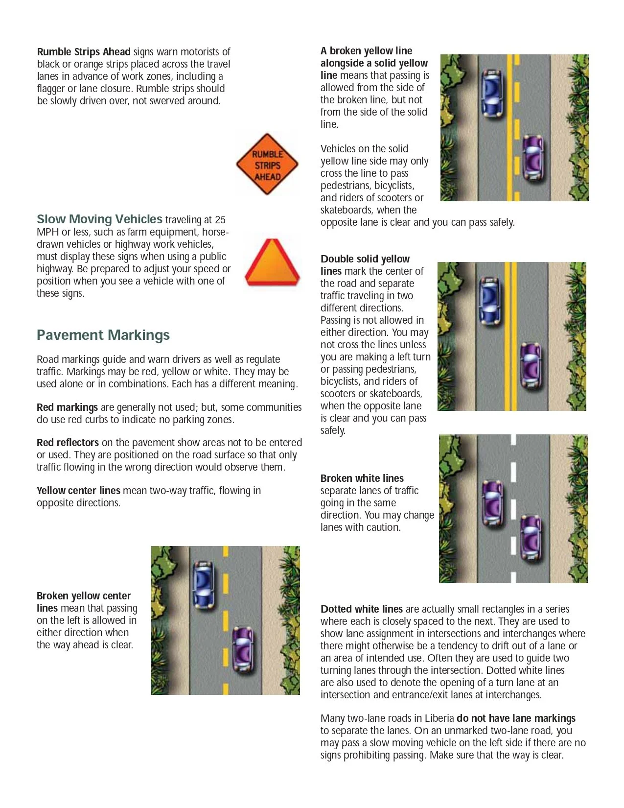 Road Signs & Signals — Liberia Traffic Management