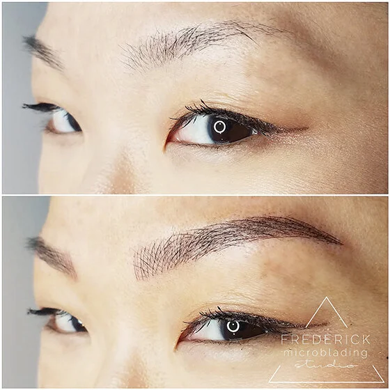 BEFORE & AFTER Pictures of Microblading — Frederick Microblading Studio ...
