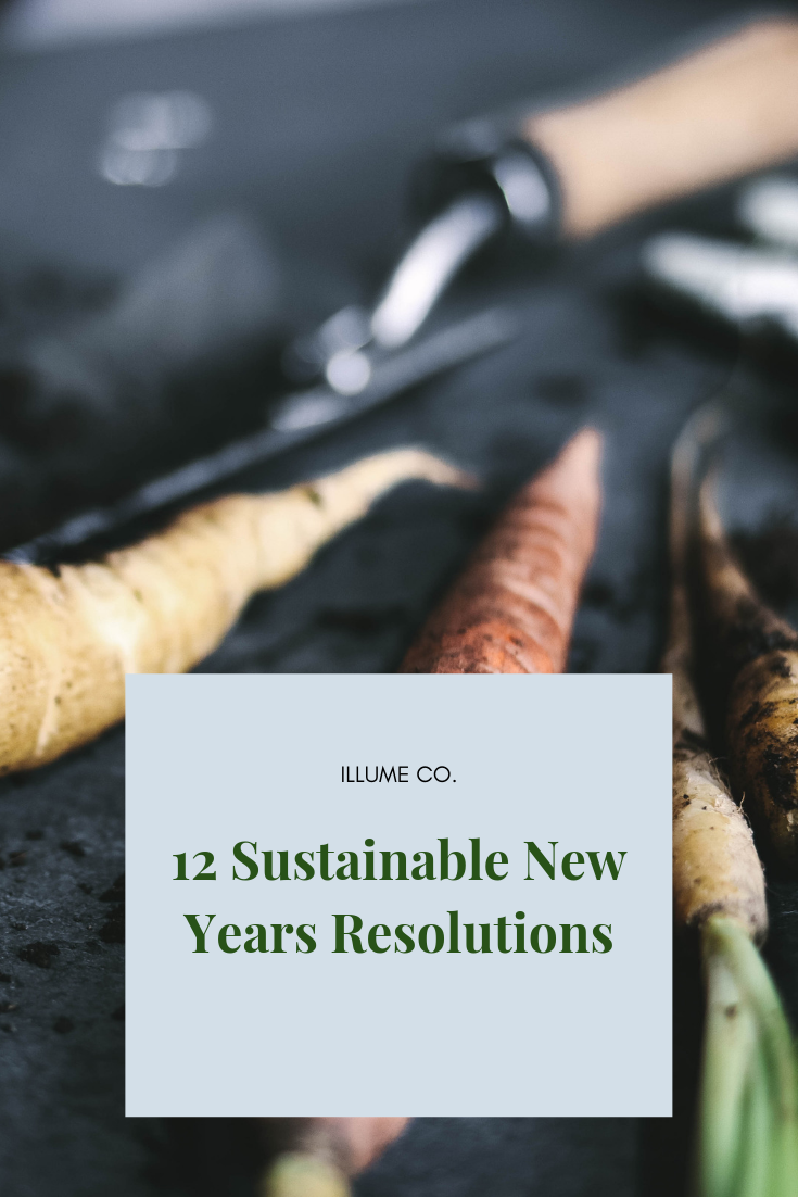 12 Sustainable New Year's Resolutions - GATHER & GROW