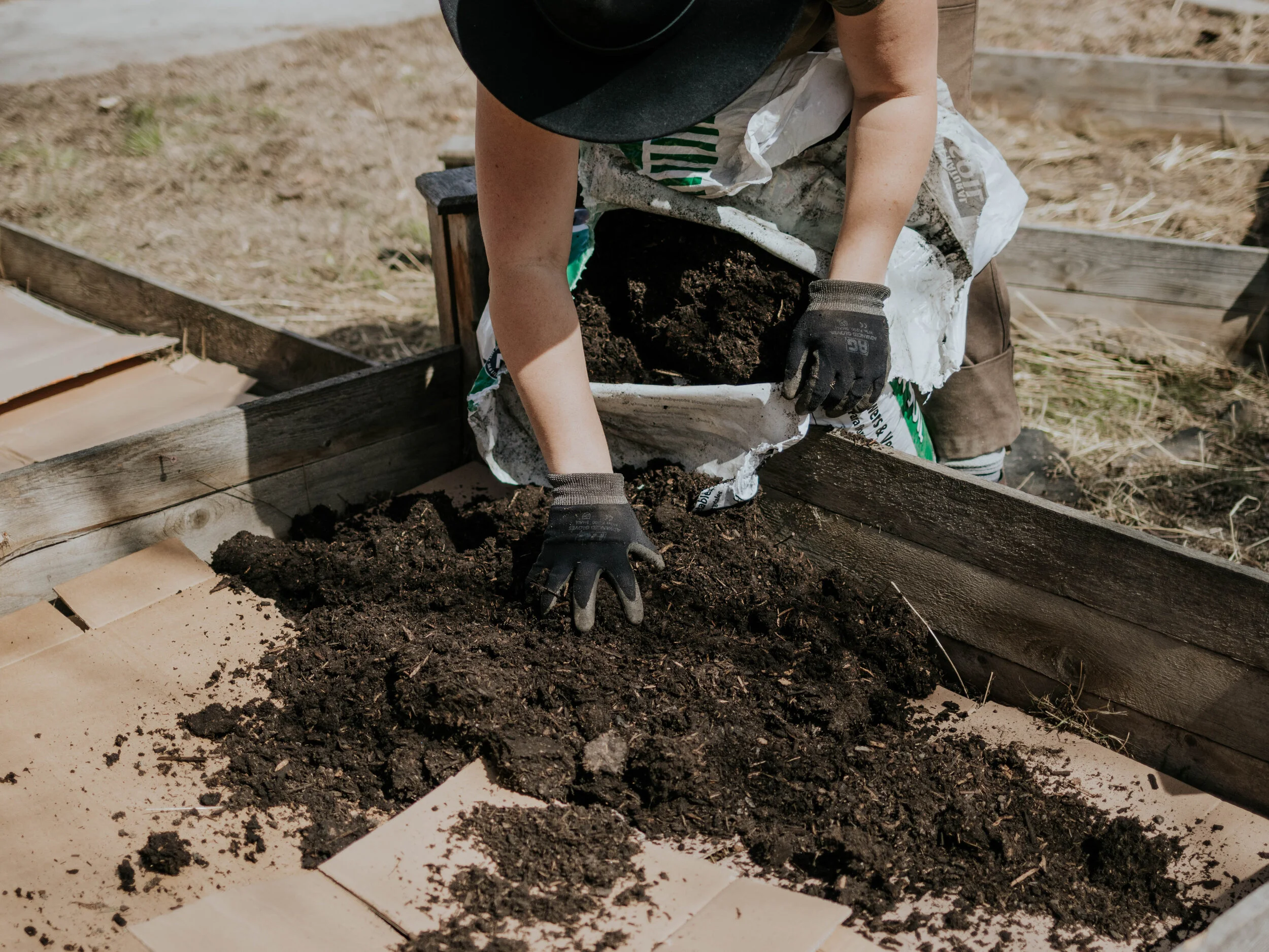 How to Prepare your Garden Beds for Spring - GATHER & GROW