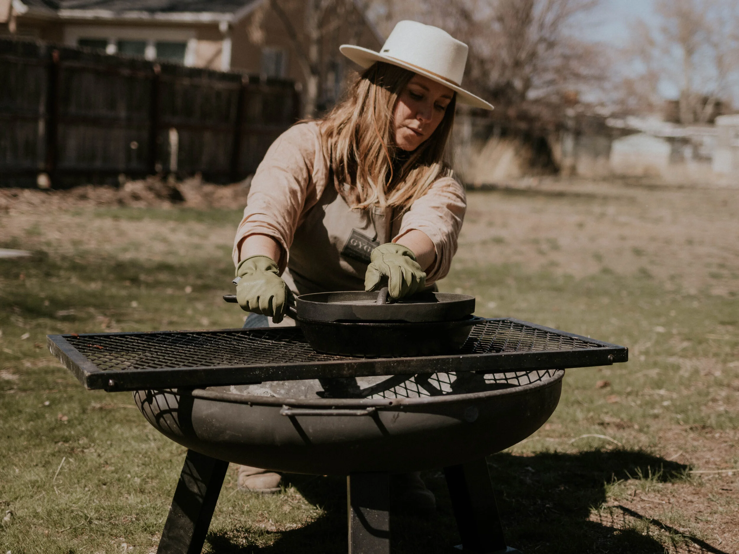 Cast Iron Skillet Carrot Cake - GATHER & GROW