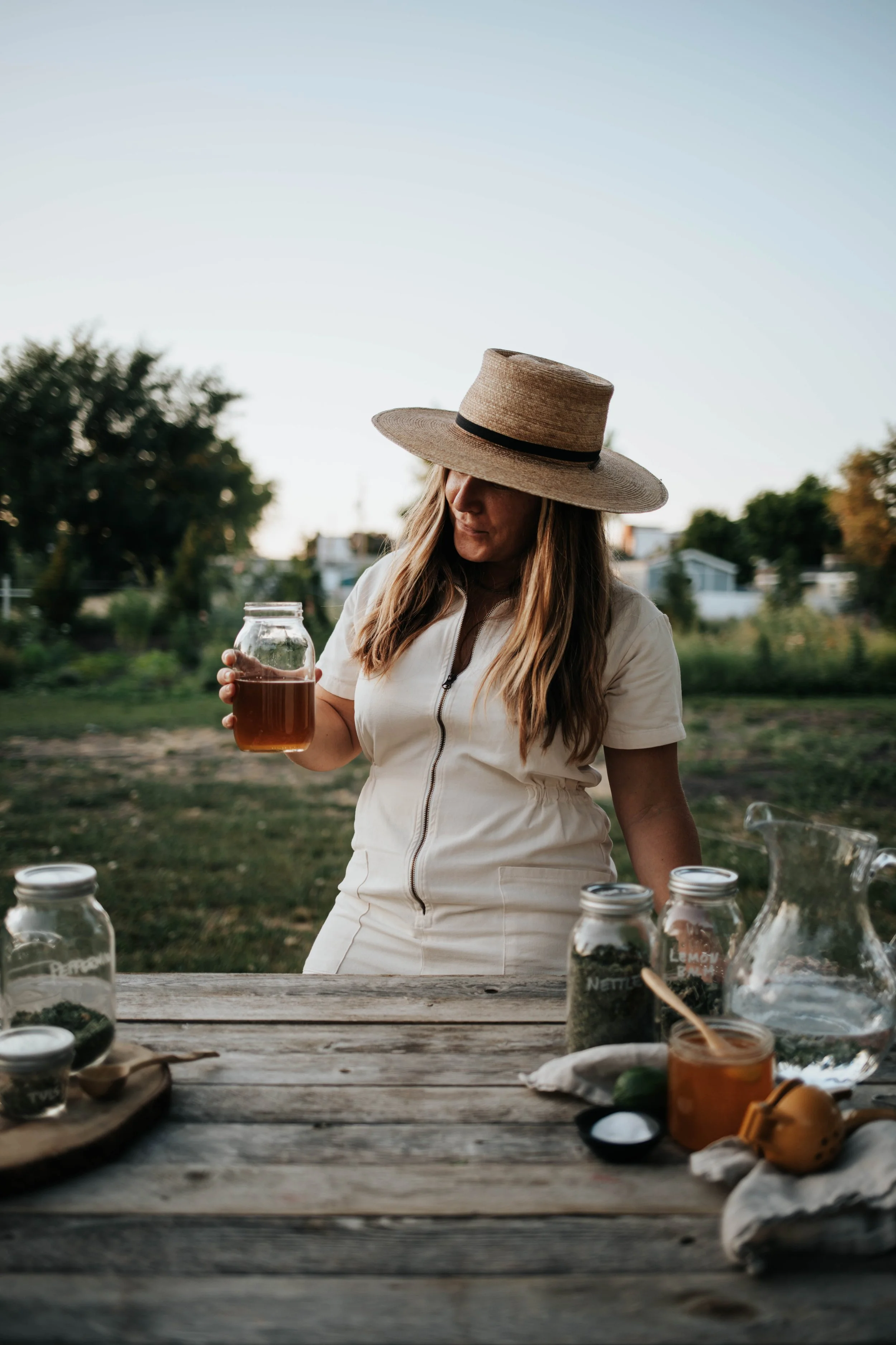 Homemade Botanical Electrolyte Drink - GATHER & GROW
